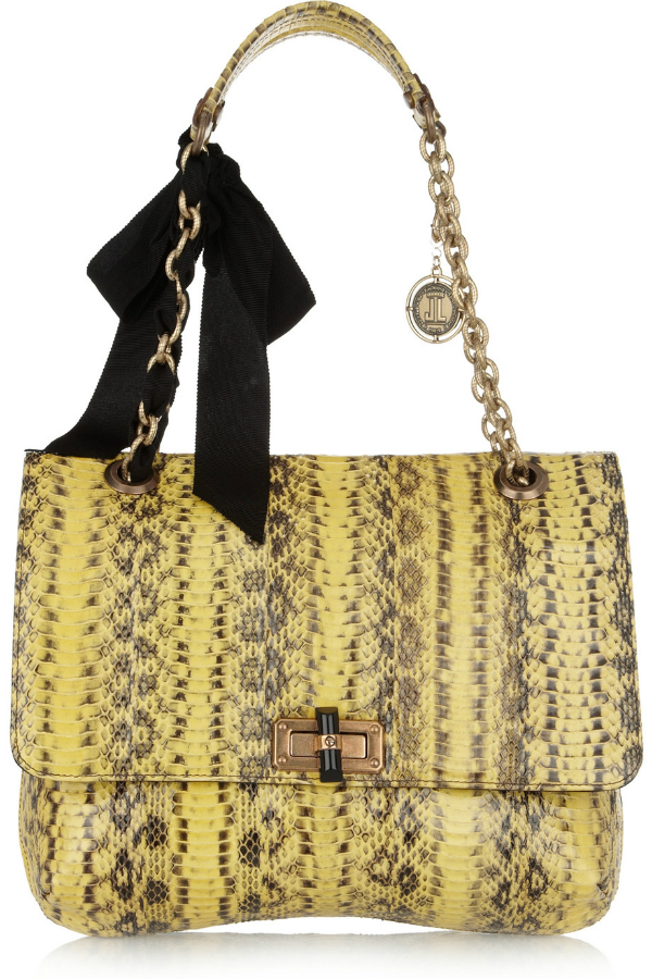 My Obsession - Lanvin Snakeskin Shoulder Bag -Munaluchi Bride