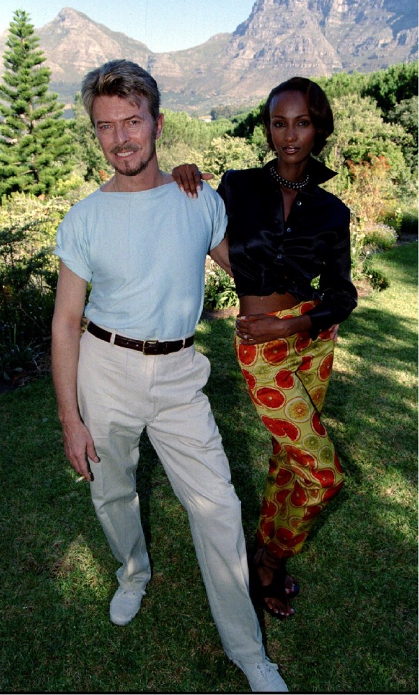 Throwback Thursday: Iman and David Bowie + Halter Neck Wedding Dresses ...