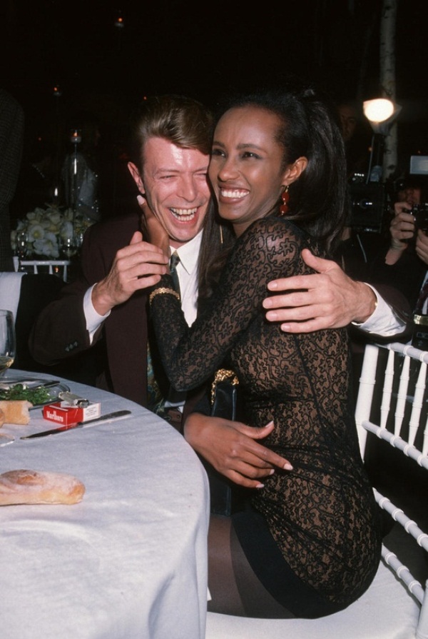 Throwback Thursday: Iman and David Bowie + Halter Neck Wedding Dresses ...