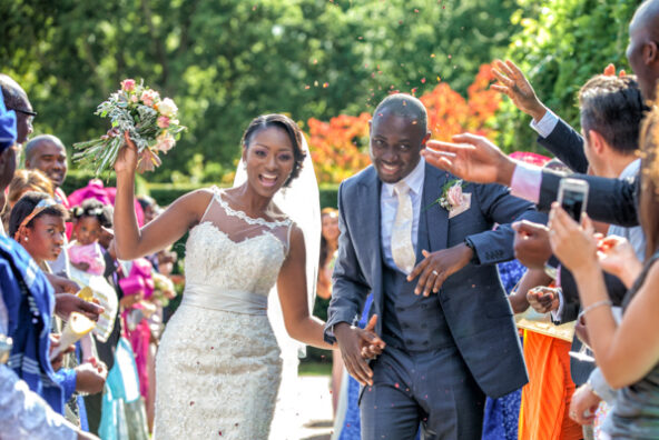 Nigerian Wedding in London with Ivory and Antique Rose: Simi + Gbolohan ...