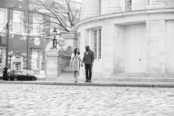 Vintage Romance: Engagement Session in Old City, Philadelphia | Nadia ...