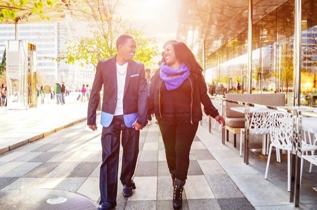 Warm Winter Engagement Session at Klyde Warren Park in Dallas: Jay ...