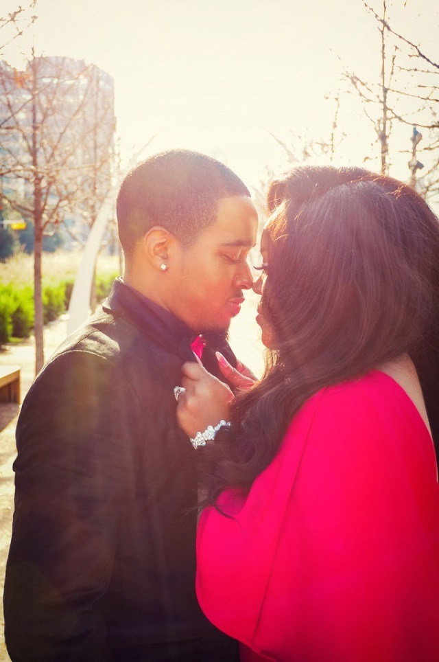 Warm Winter Engagement Session at Klyde Warren Park in Dallas: Jay ...