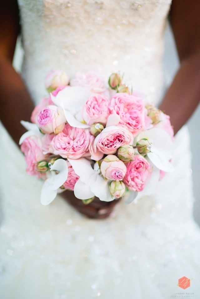 Luxurious Pink and White Wedding in Nassau, Bahamas: Davette + Justin ...