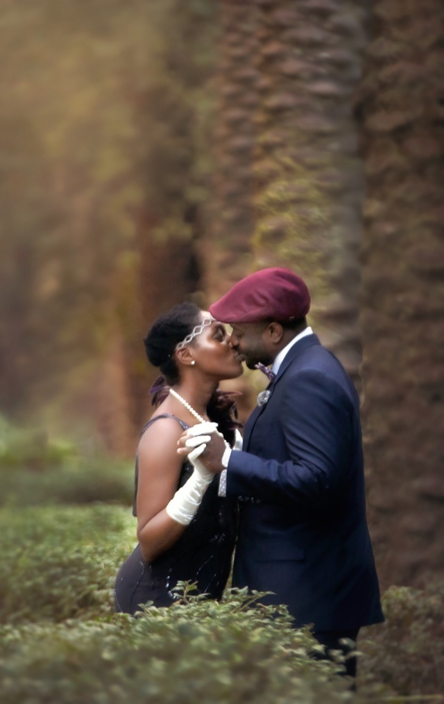 Harlem Renaissance Engagement Session: Cleao + Ryan -Munaluchi Bride