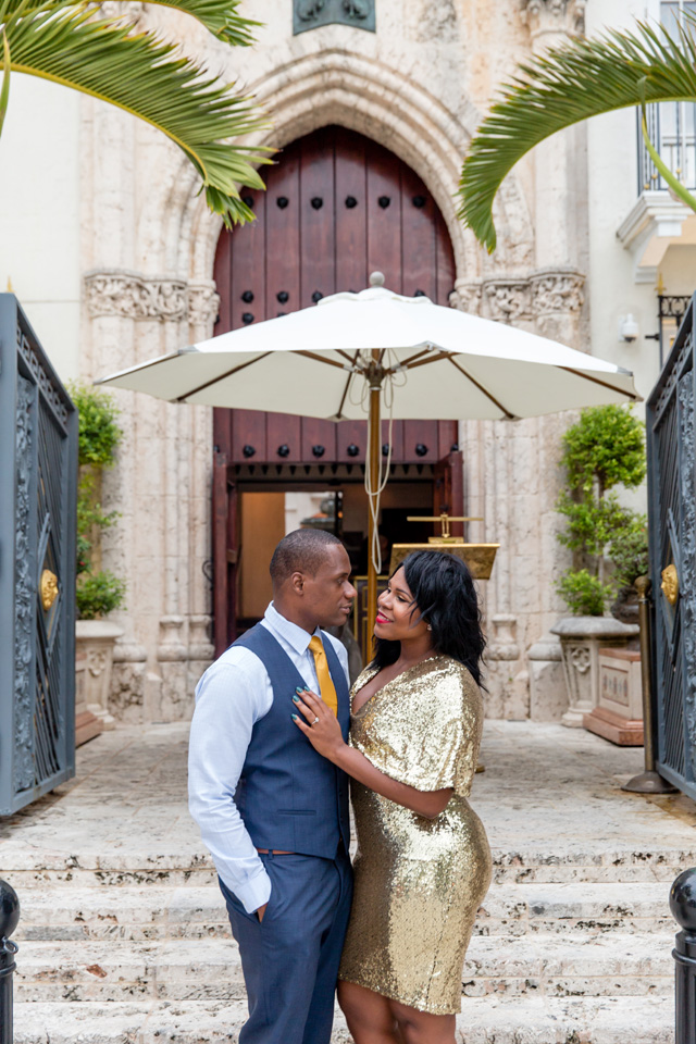 Regal Glitz & Glamour Themed Engagement Session in Miami: Erica ...