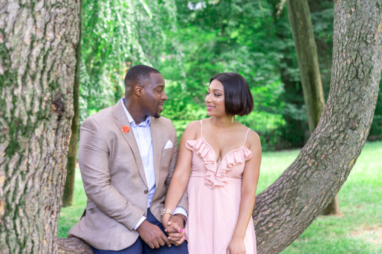 Charre and Alfred's Romantic Garden Engagement -Munaluchi Bride
