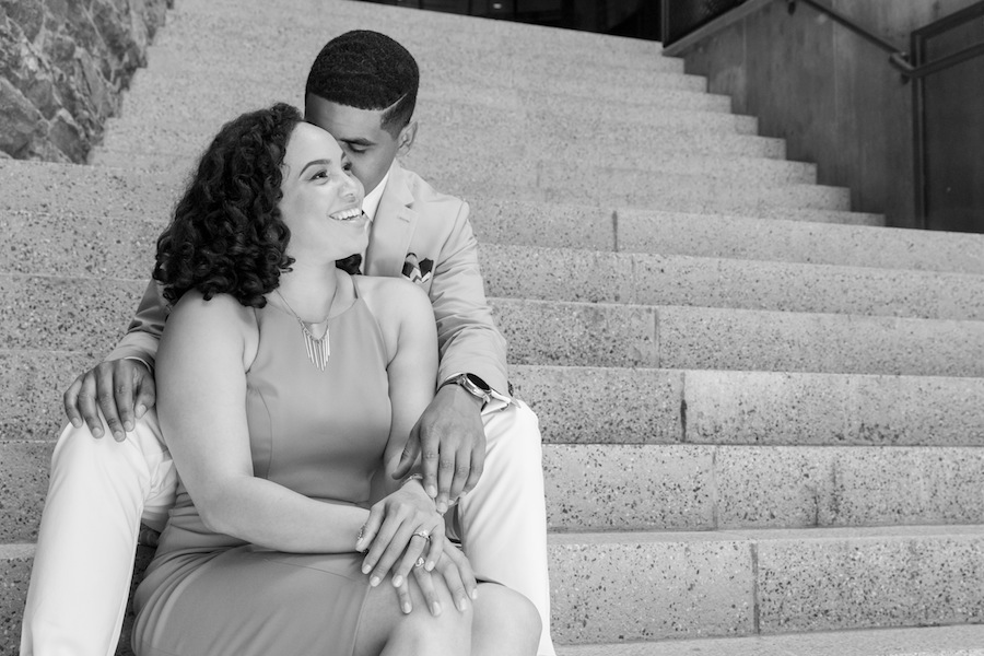 Danielle and Evan's Sophisticated Outdoor Engagement Session in New ...
