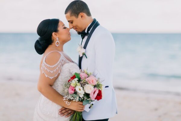Formal Destination Beach Wedding in Punta Cana - Munaluchi Bride