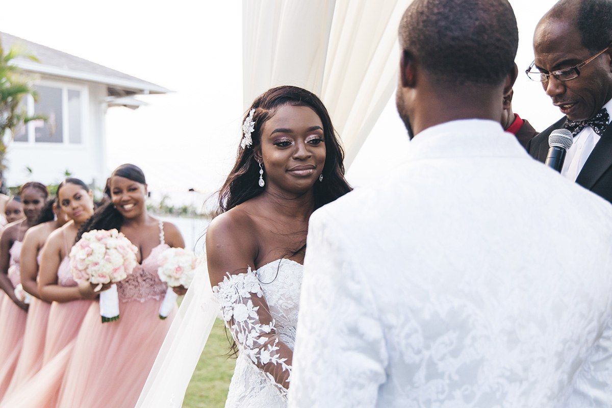 Gorgeous Outdoor Wedding in Jamaica - Munaluchi Bride