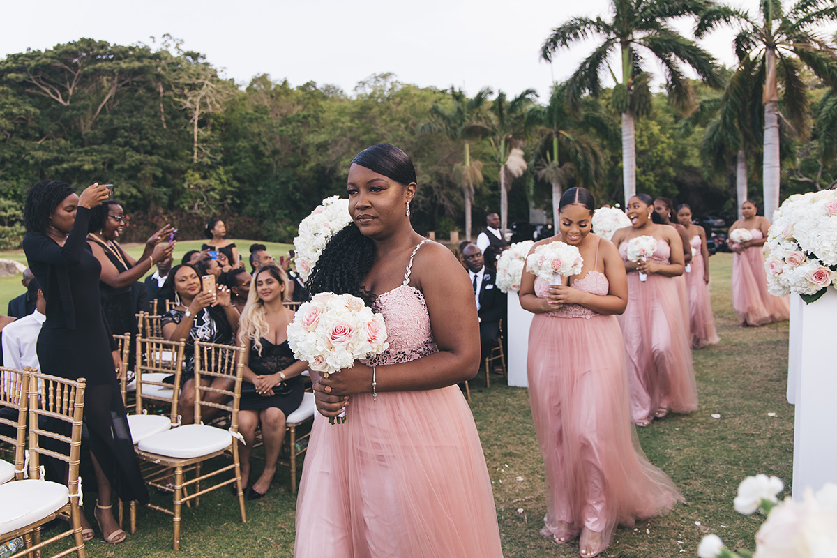 Gorgeous Outdoor Wedding in Jamaica - Munaluchi Bride