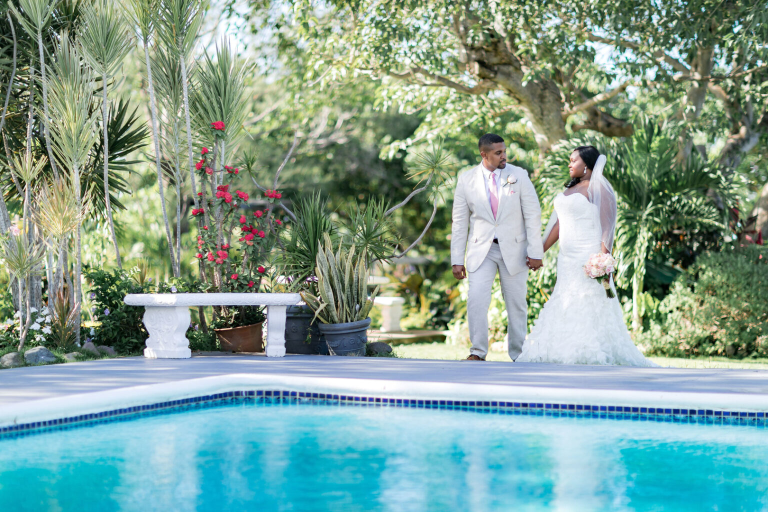 Chic & Intimate Destination Wedding in Jamaica - Munaluchi Bride