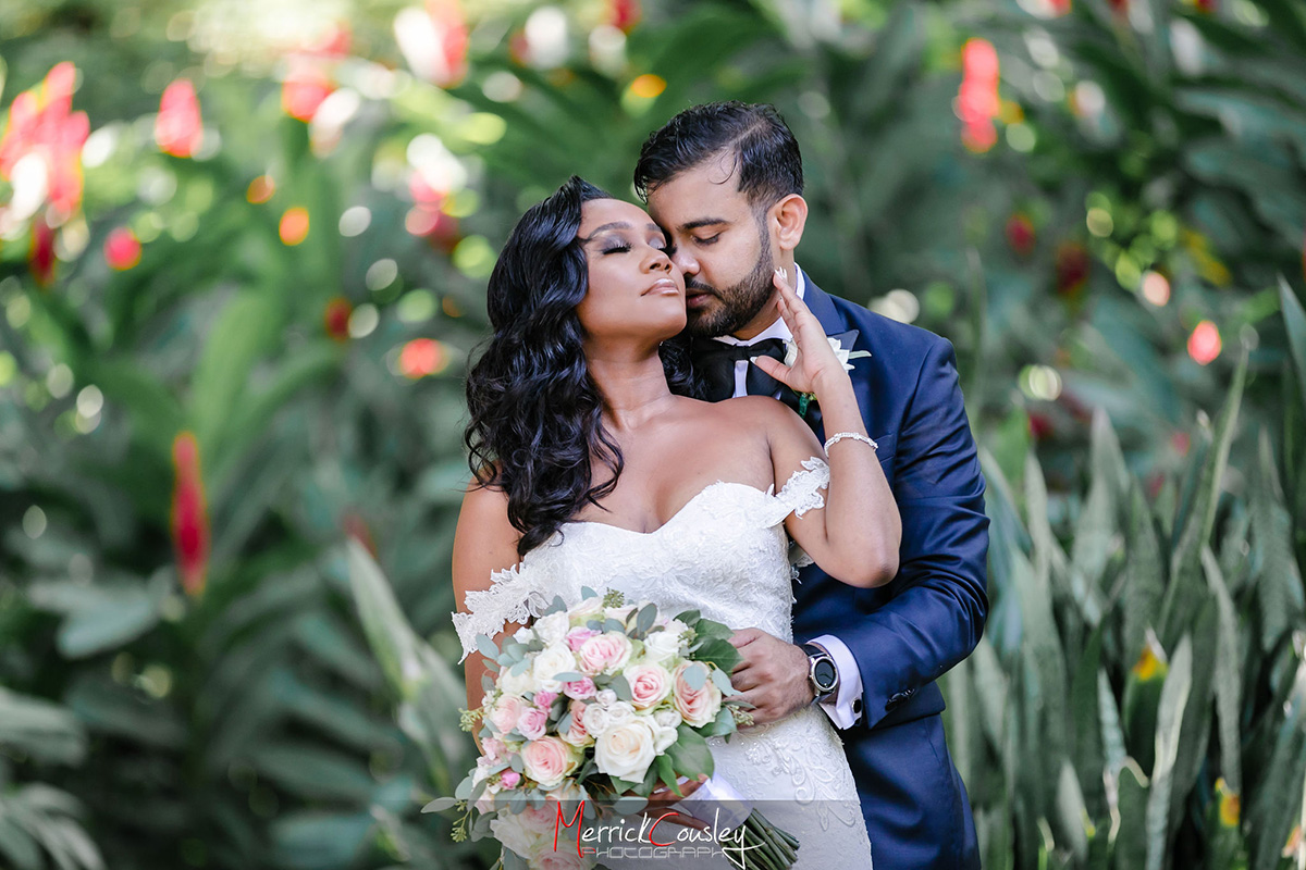 Glamorous Outdoor Wedding Overlooking the Caribbean Sea in Ocho Rios ...