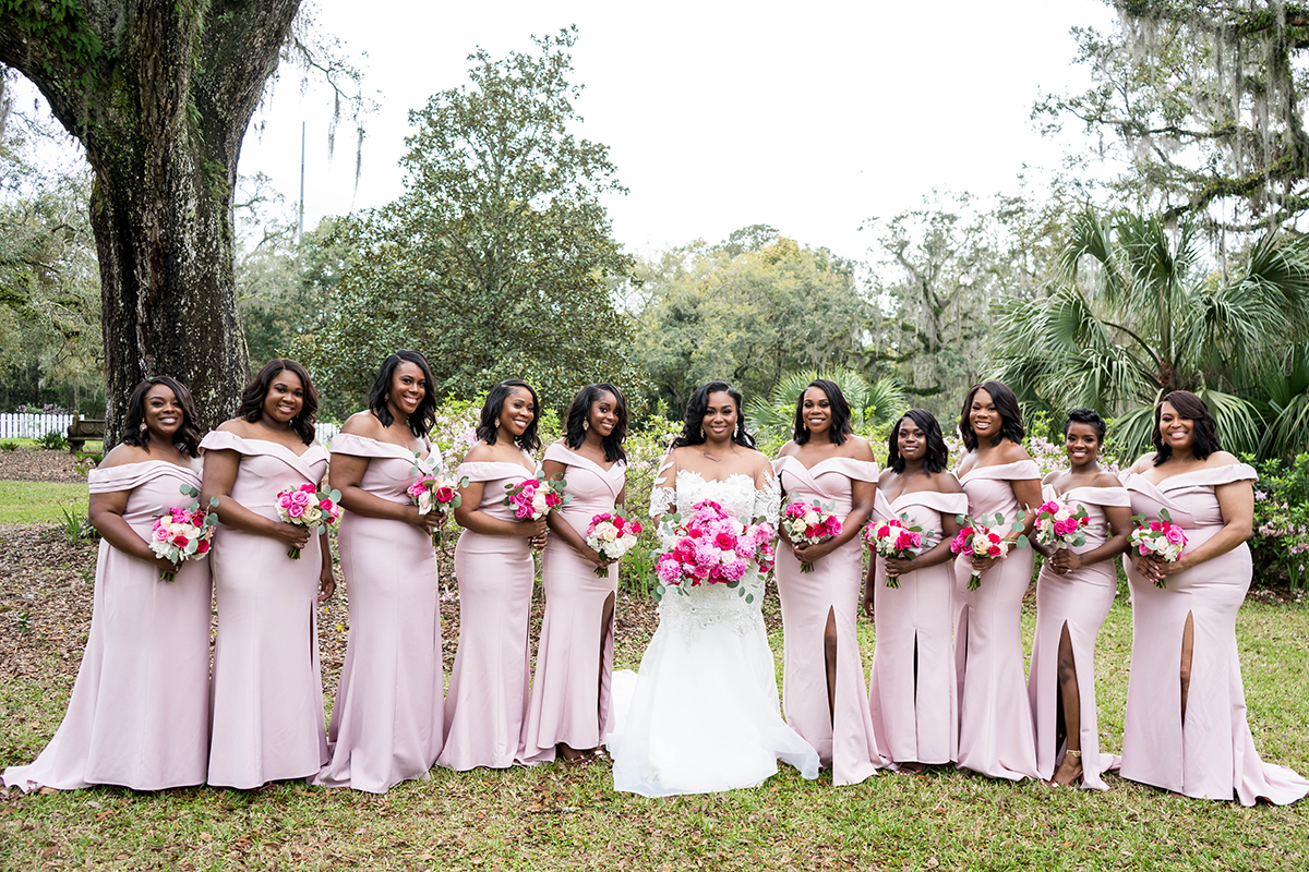 Danyelle & William's Romantic Garden Inspired Wedding in Tallahassee ...