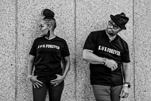 Chic in the City Engagement Session in Downtown Houston - Munaluchi Bride