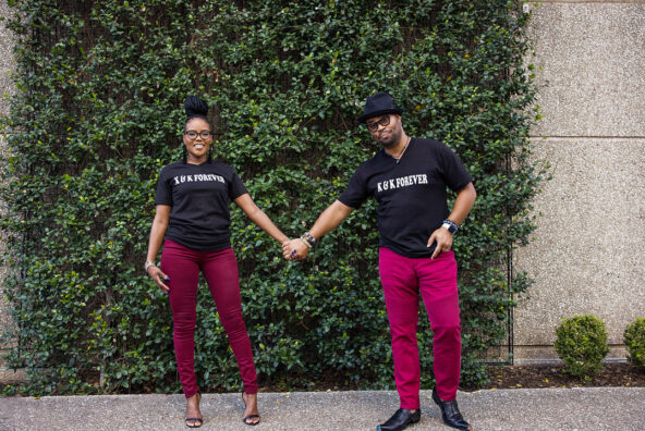 Chic in the City Engagement Session in Downtown Houston - Munaluchi Bride