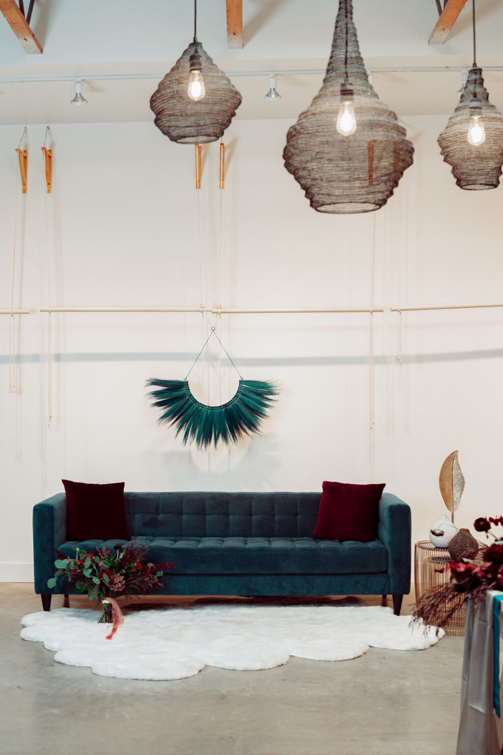 Fabulous Maroon and Teal Wedding and Boudoir Inspiration - Munaluchi Bride