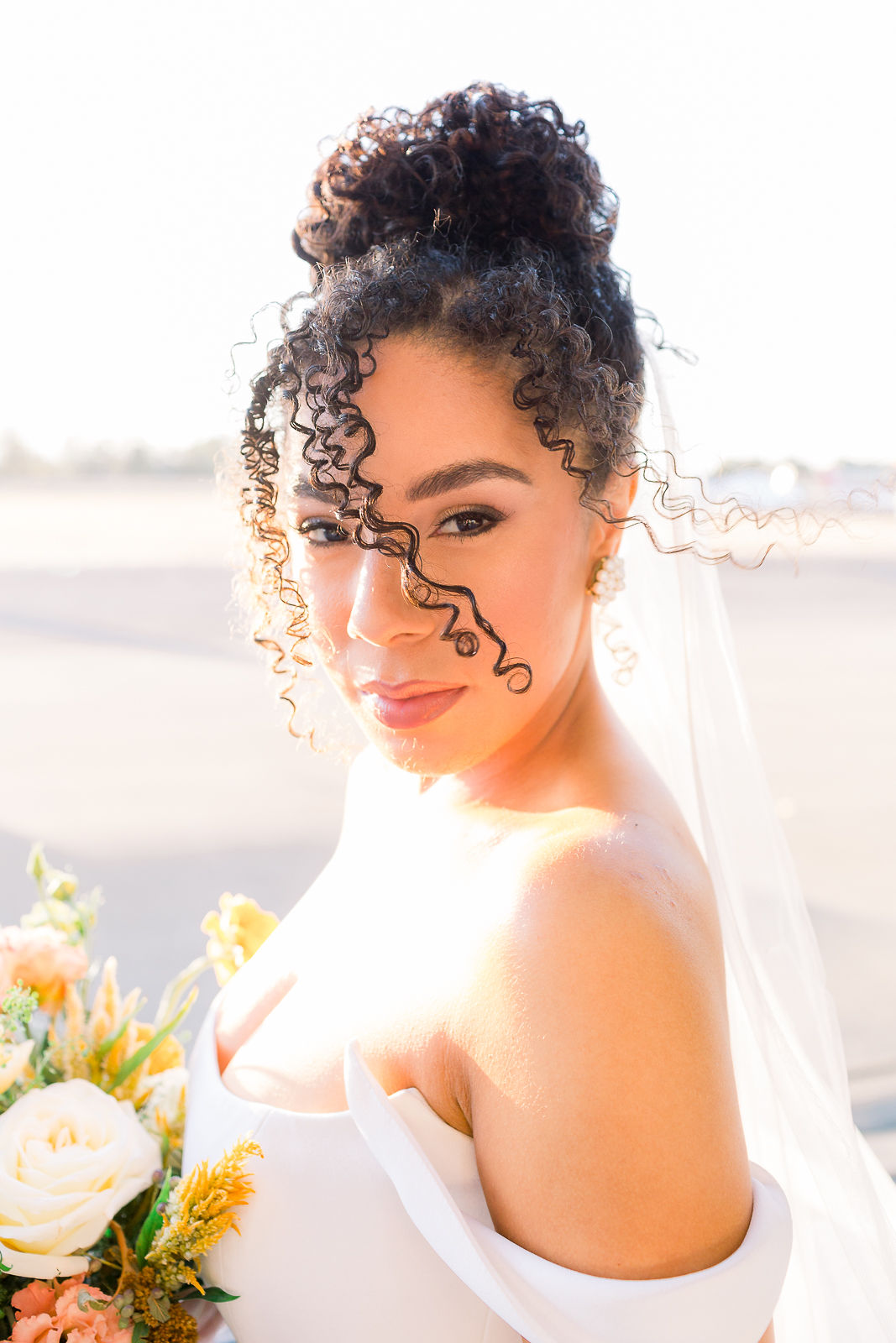 Brandyn and Curissa's Airport Wedding Photoshoot in Davis, California