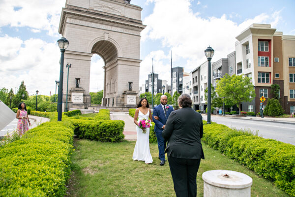 Melita & Kristofer's Romantic Elopement in Atlanta, GA - Munaluchi Bride