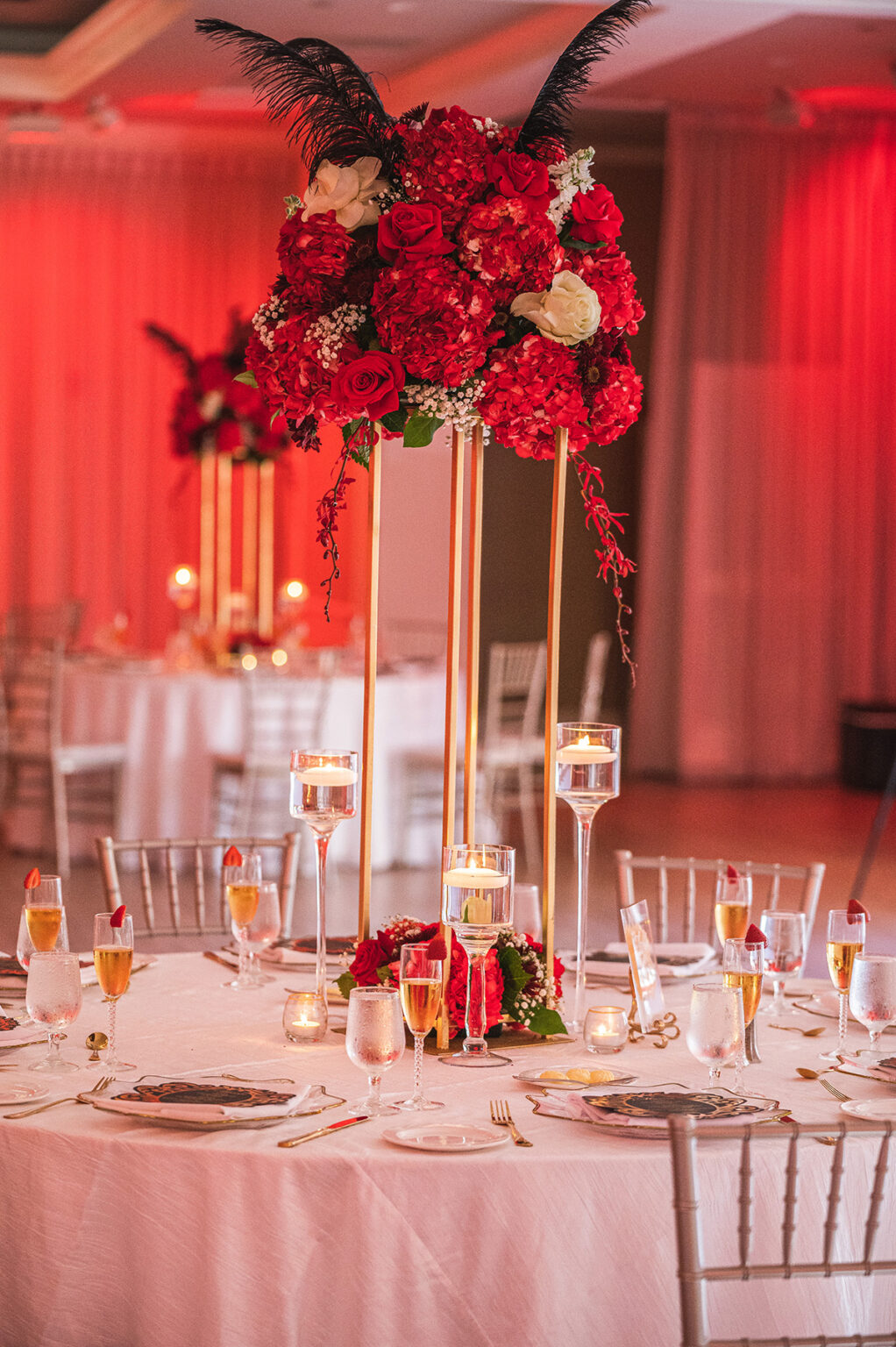 Bold Red and Black Wedding in Boynton Beach, Florida - Munaluchi Bride