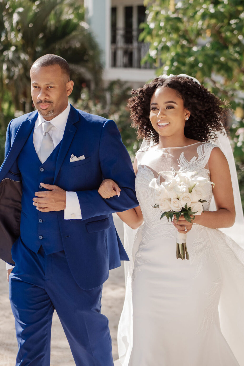 Dreamy Ocean-Inspired Attire at Destination Wedding in Jamaica ...