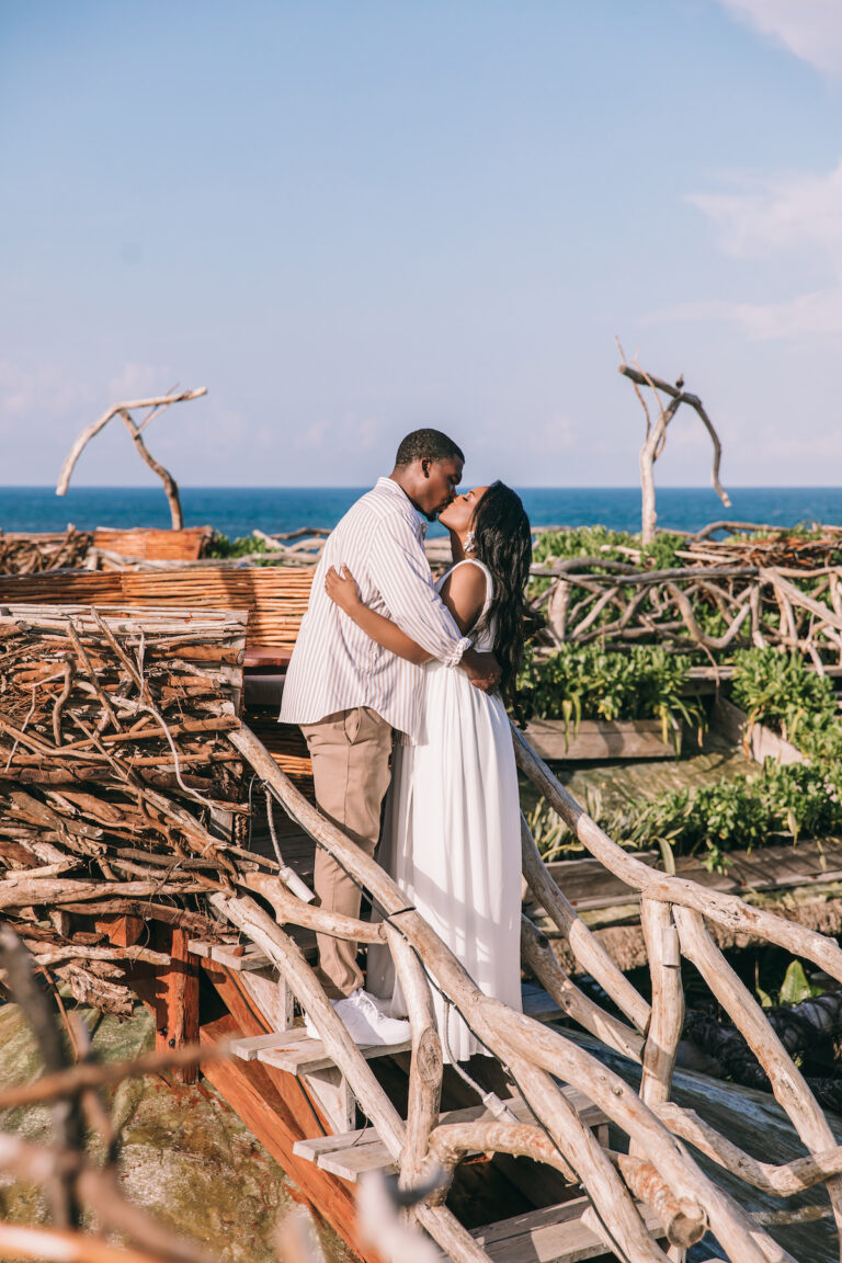 Mayan Jungle Engagement Session in Tulum, Mexico - Munaluchi Bride