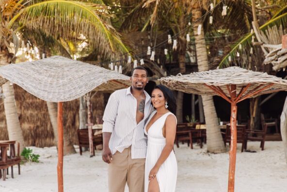 Mayan Jungle Engagement Session in Tulum, Mexico - Munaluchi Bride