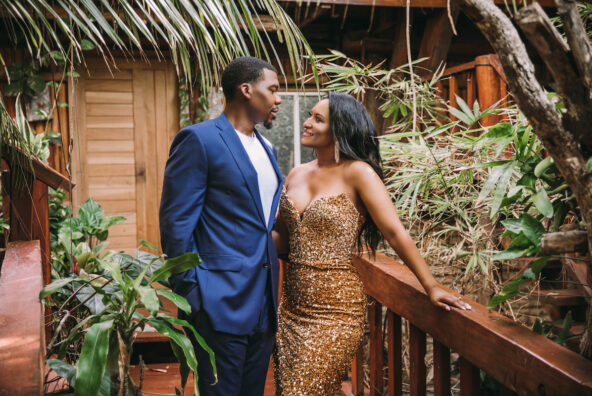 Mayan Jungle Engagement Session in Tulum, Mexico - Munaluchi Bride
