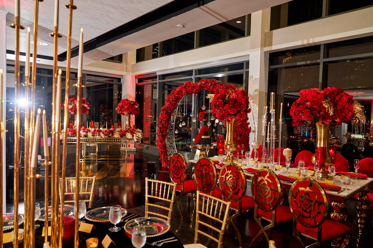 Regal Red and Gold Wedding in Atlanta, Georgia - Munaluchi Bride