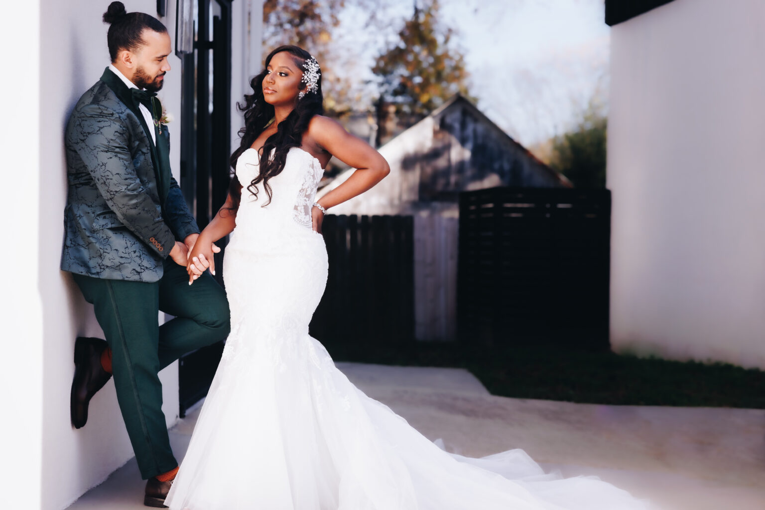 Keyona & Steven's Modern Boho Chic Wedding in North Carolina ...