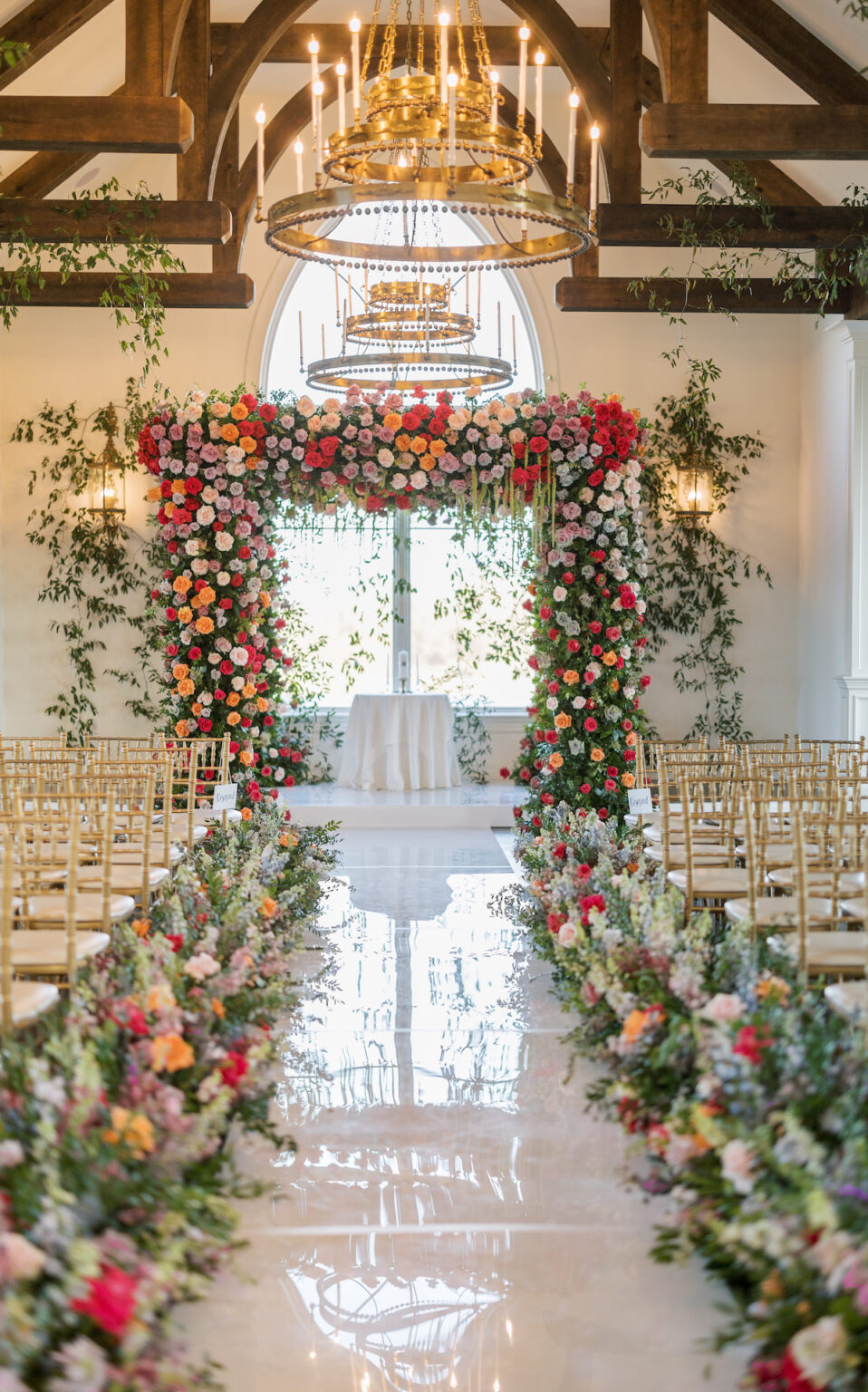 Vibrant Winter Wedding Features Colorful, Lush Blooms and Over-the-top ...