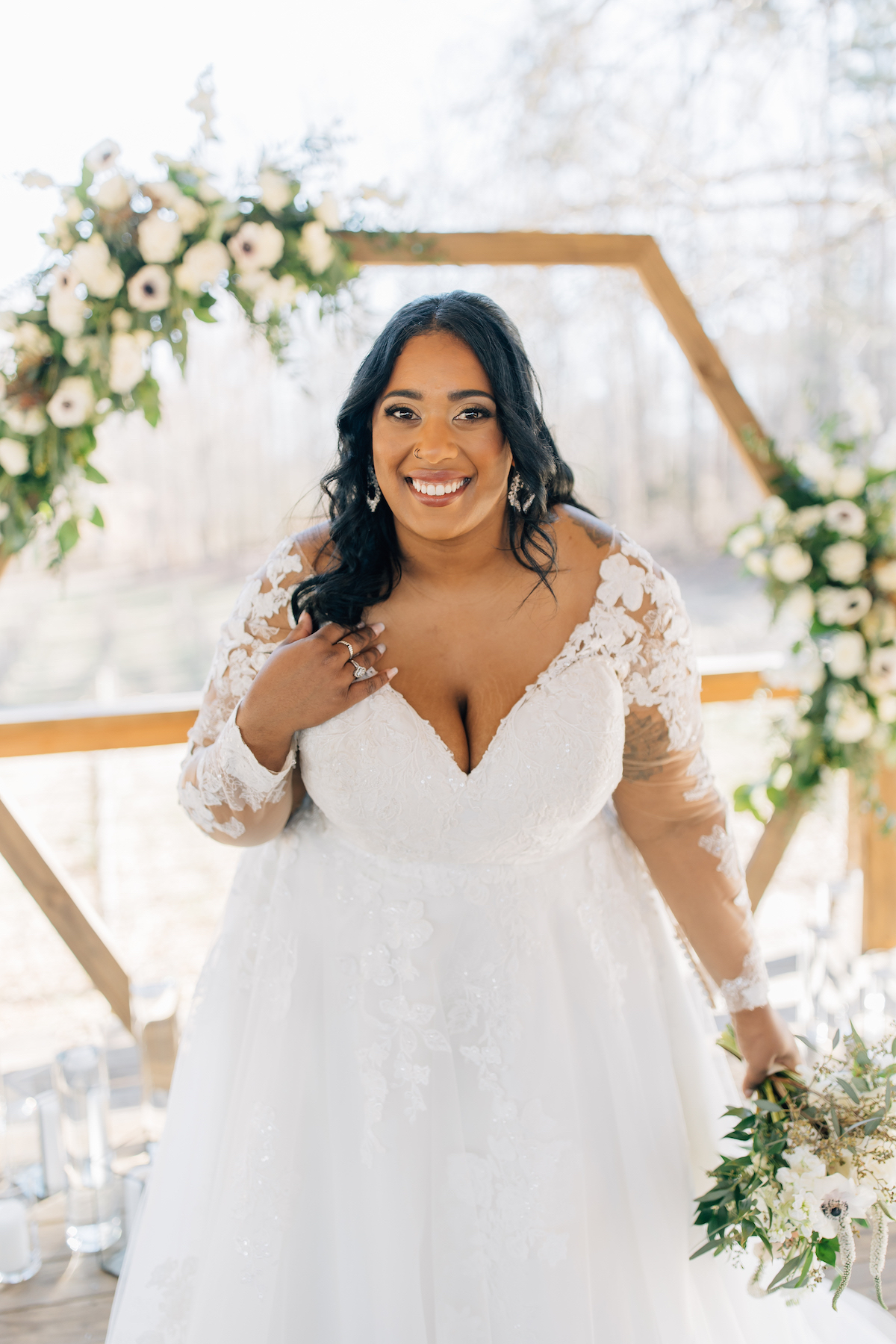 Moody Modern Wedding at Koury Farms in Auburn, Georgia - Munaluchi Bride