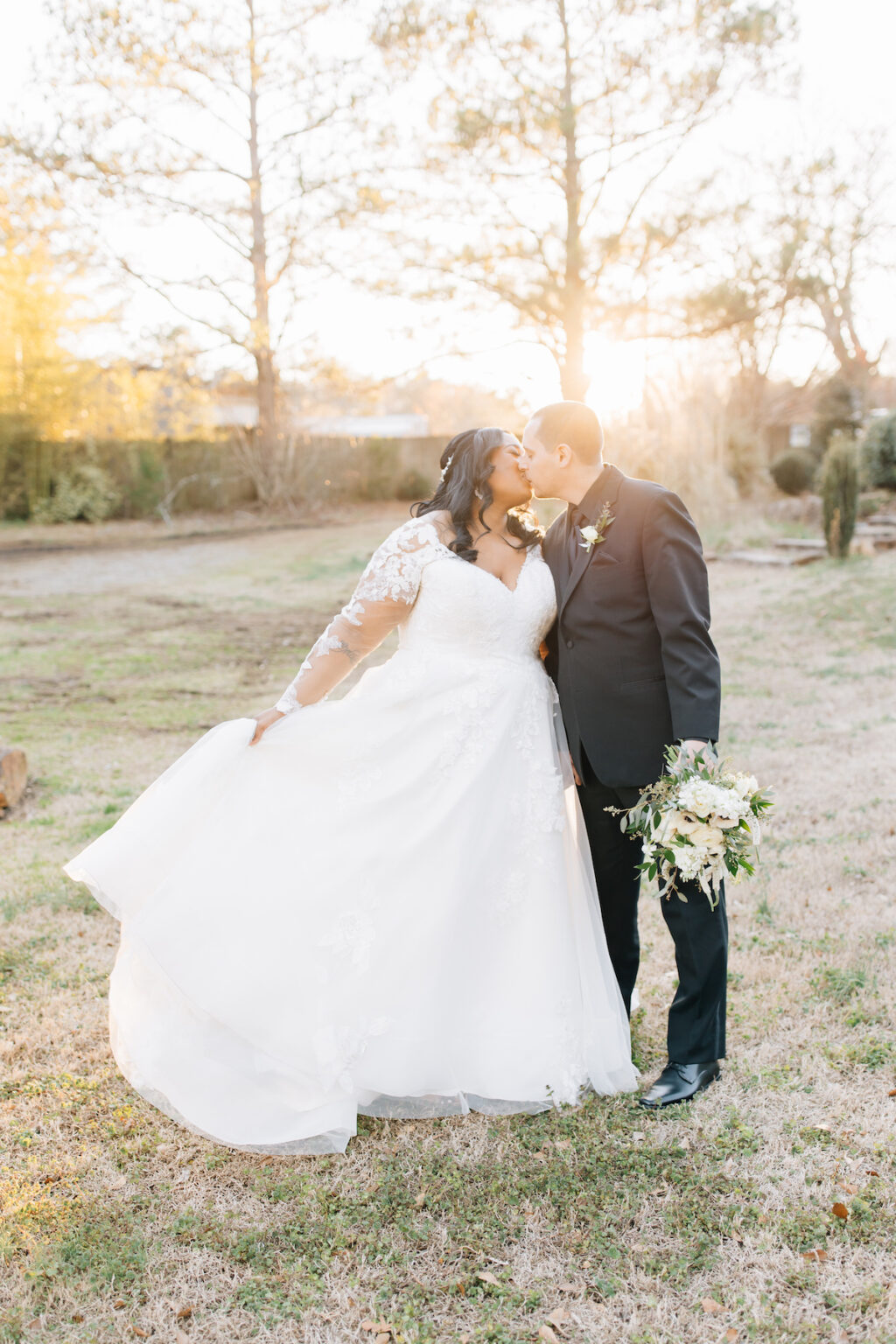 Moody Modern Wedding at Koury Farms in Auburn, Georgia - Munaluchi Bride