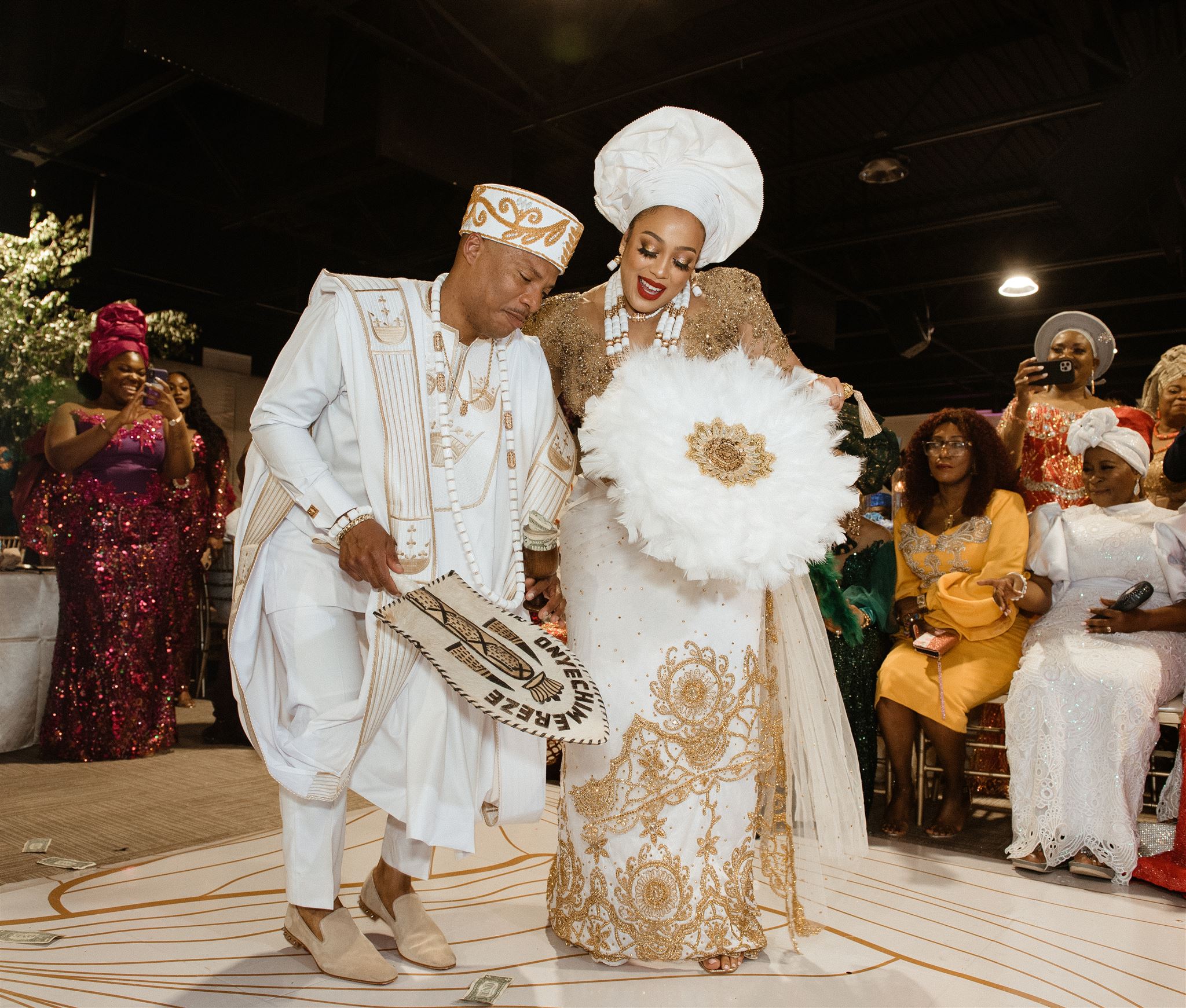 Ashley & Jamaal's Nigerian Traditional & White Weddings In Georgia Were ...