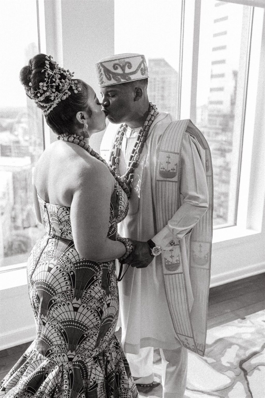 Ashley & Jamaal's Nigerian Traditional & White Weddings In Georgia Were ...