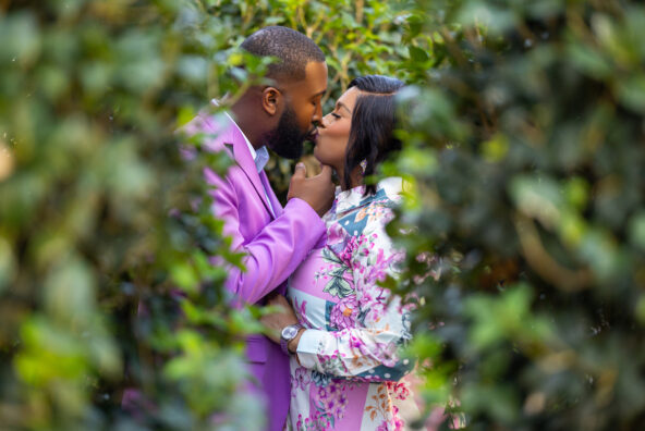 Aleisha & Nick's Romantic Engagement Session Started With Cozy Coffee ...