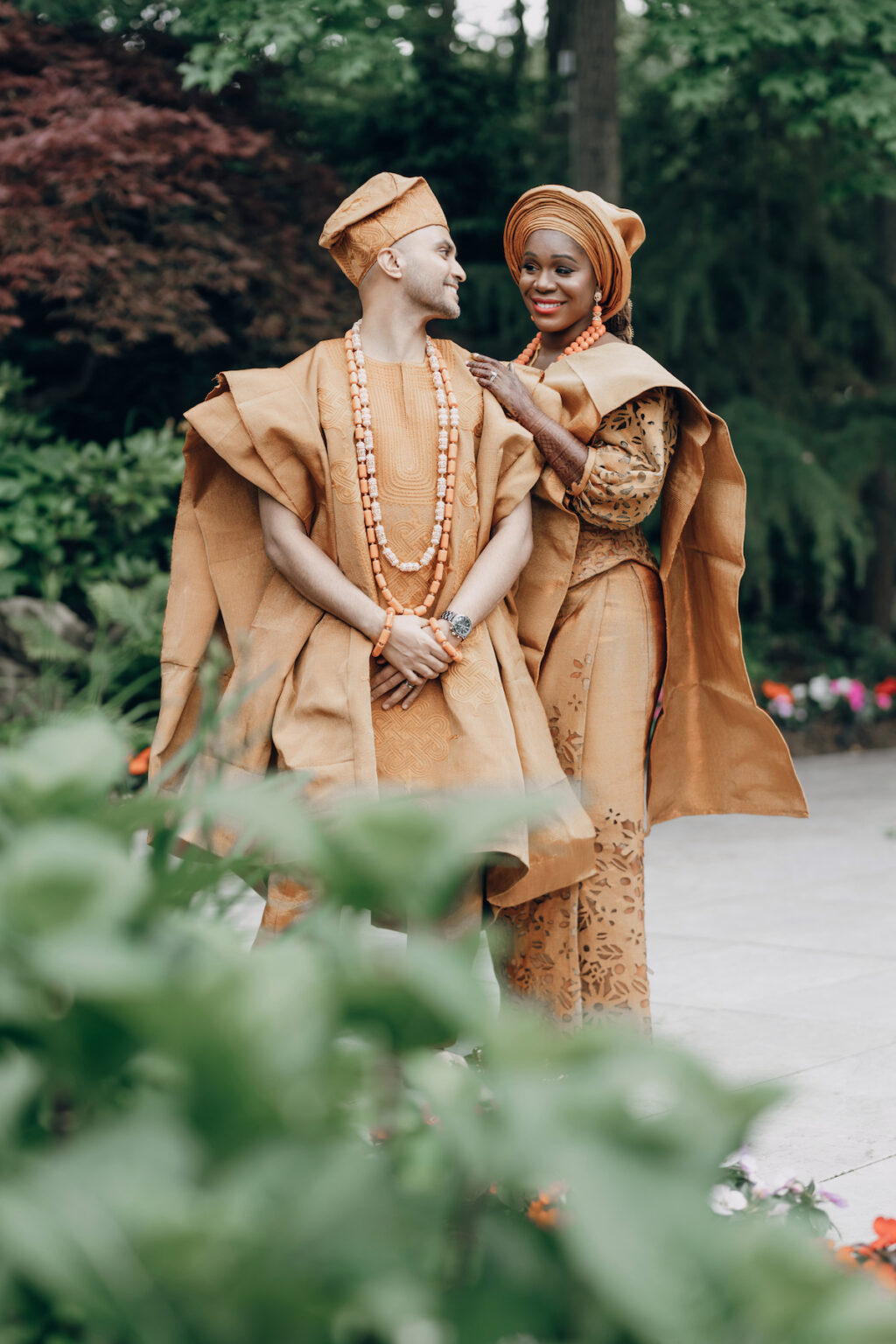 Vibrant Multicultural Wedding Beautifully Blends Traditional Hindu and Nigerian Wedding Customs ...