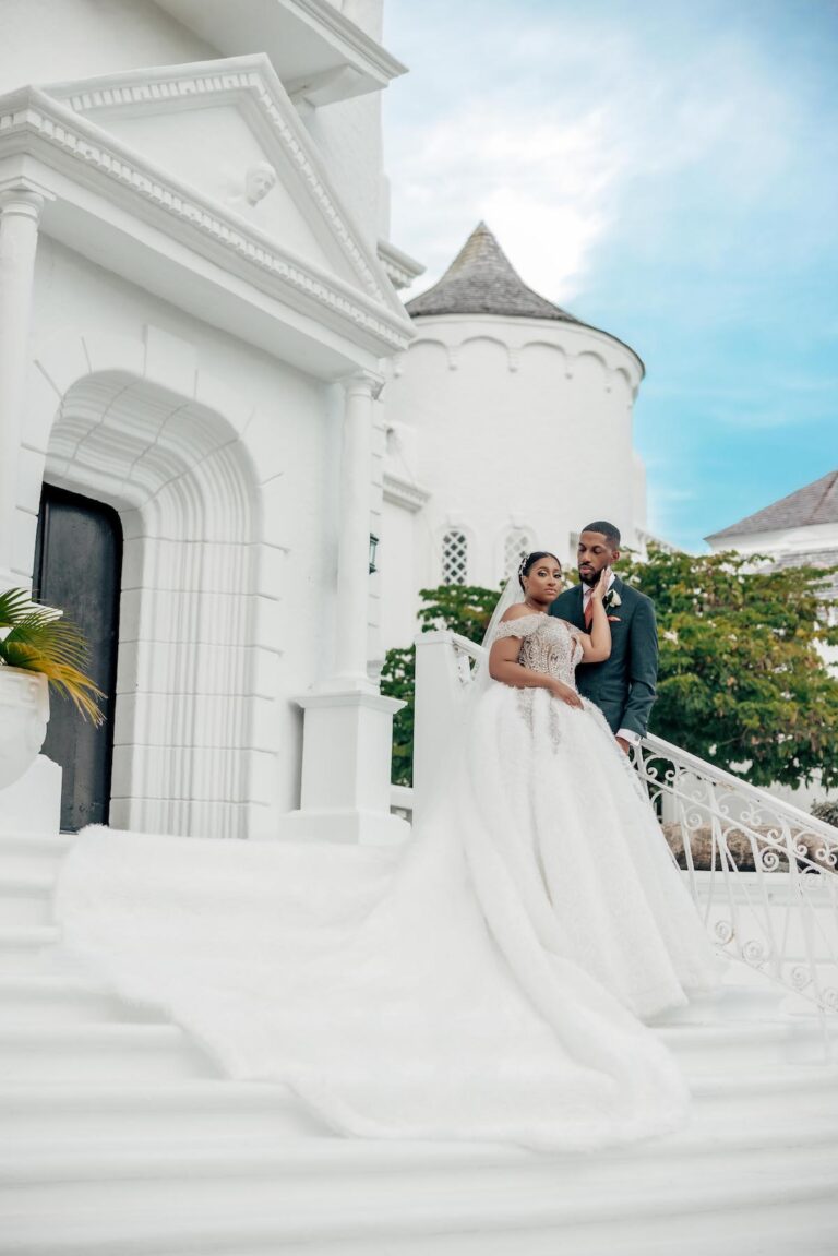 Dreamy Tropical Destination Wedding at Trident Castle in Portland ...
