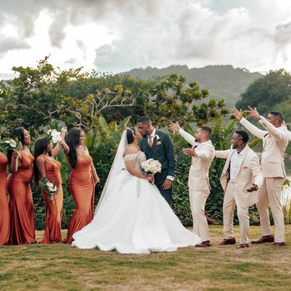 Dreamy Tropical Destination Wedding at Trident Castle in Portland ...