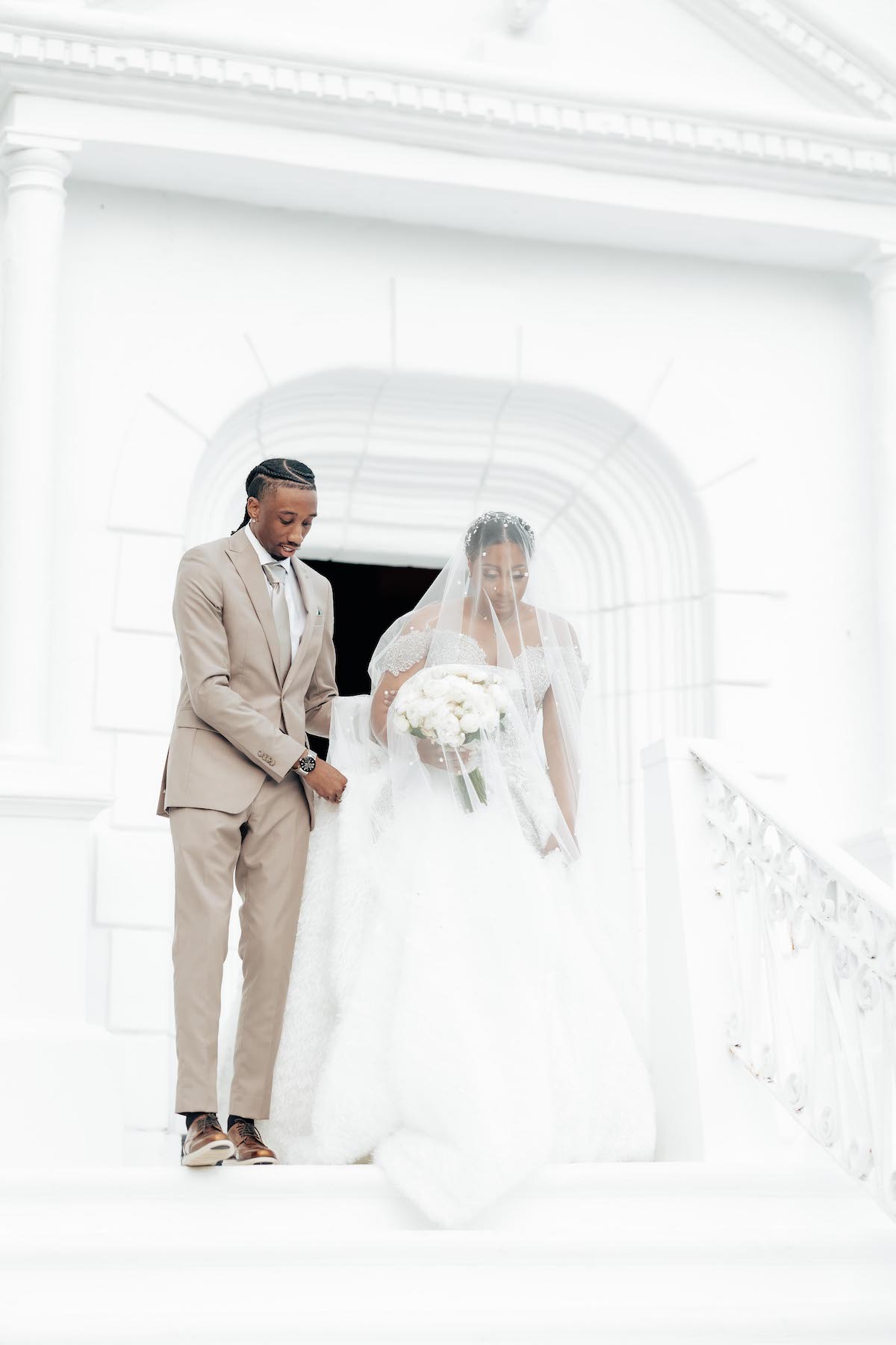 Dreamy Tropical Destination Wedding at Trident Castle in Portland ...