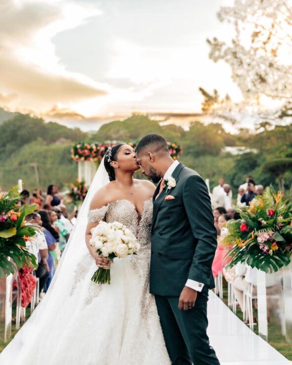 Dreamy Tropical Destination Wedding at Trident Castle in Portland ...