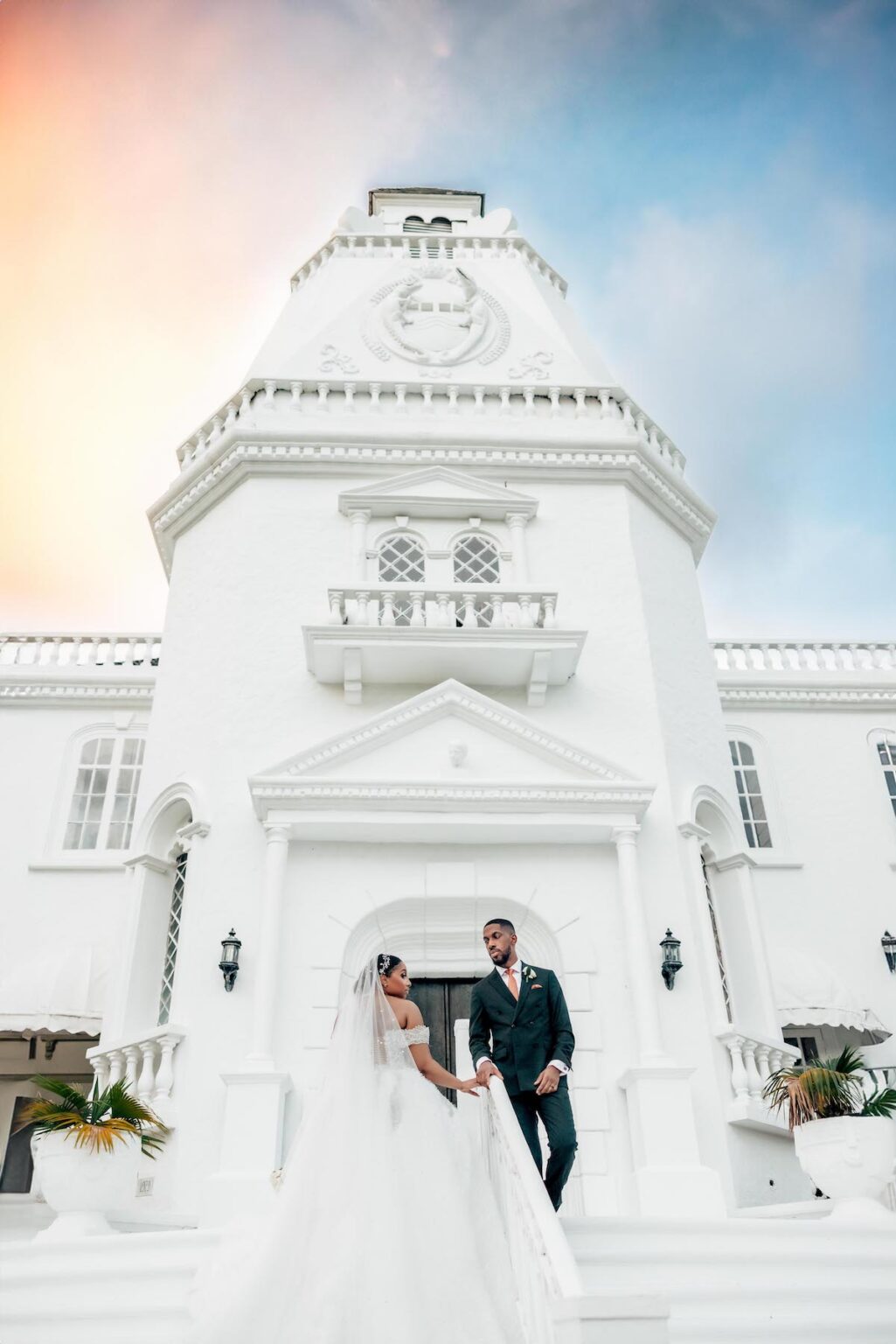 Dreamy Tropical Destination Wedding at Trident Castle in Portland ...