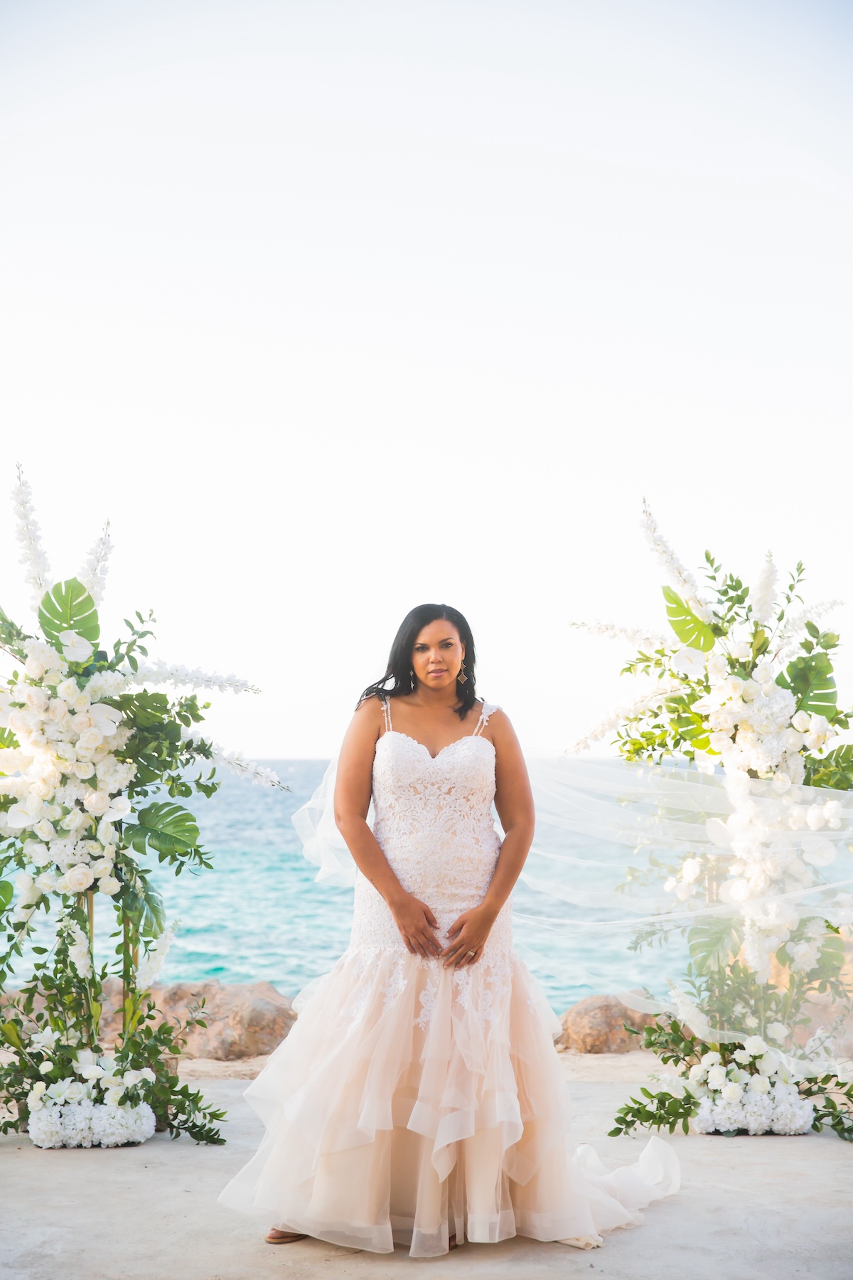 One Love Cliffside Wedding Inspiration at the Borghinvilla in Jamaica ...