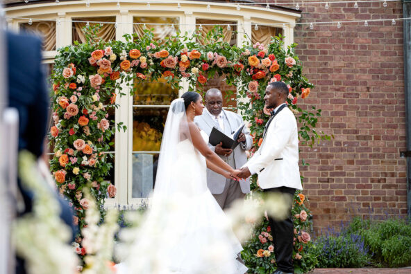 Radiant Outdoor Summer Wedding Features Bright Citrus Colors and a Fun ...