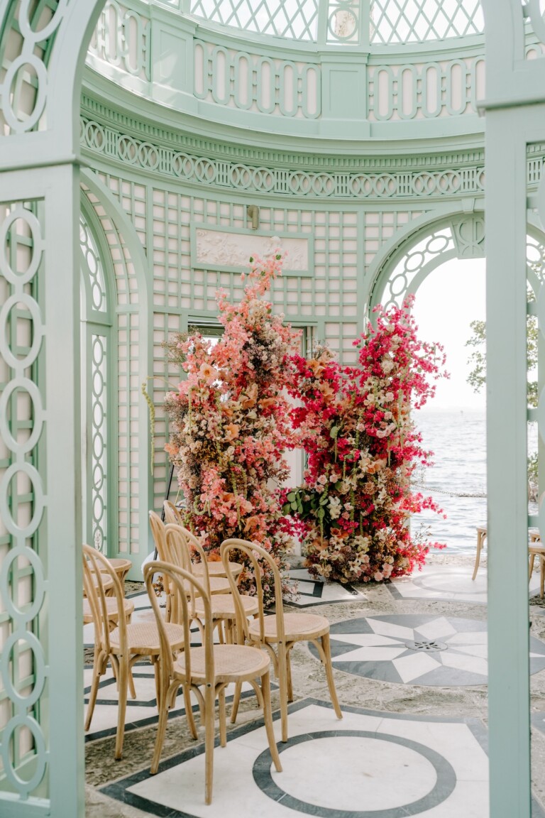 Whimsical Tea House Styled Wedding at the Vizcaya Museum and Gardens in ...