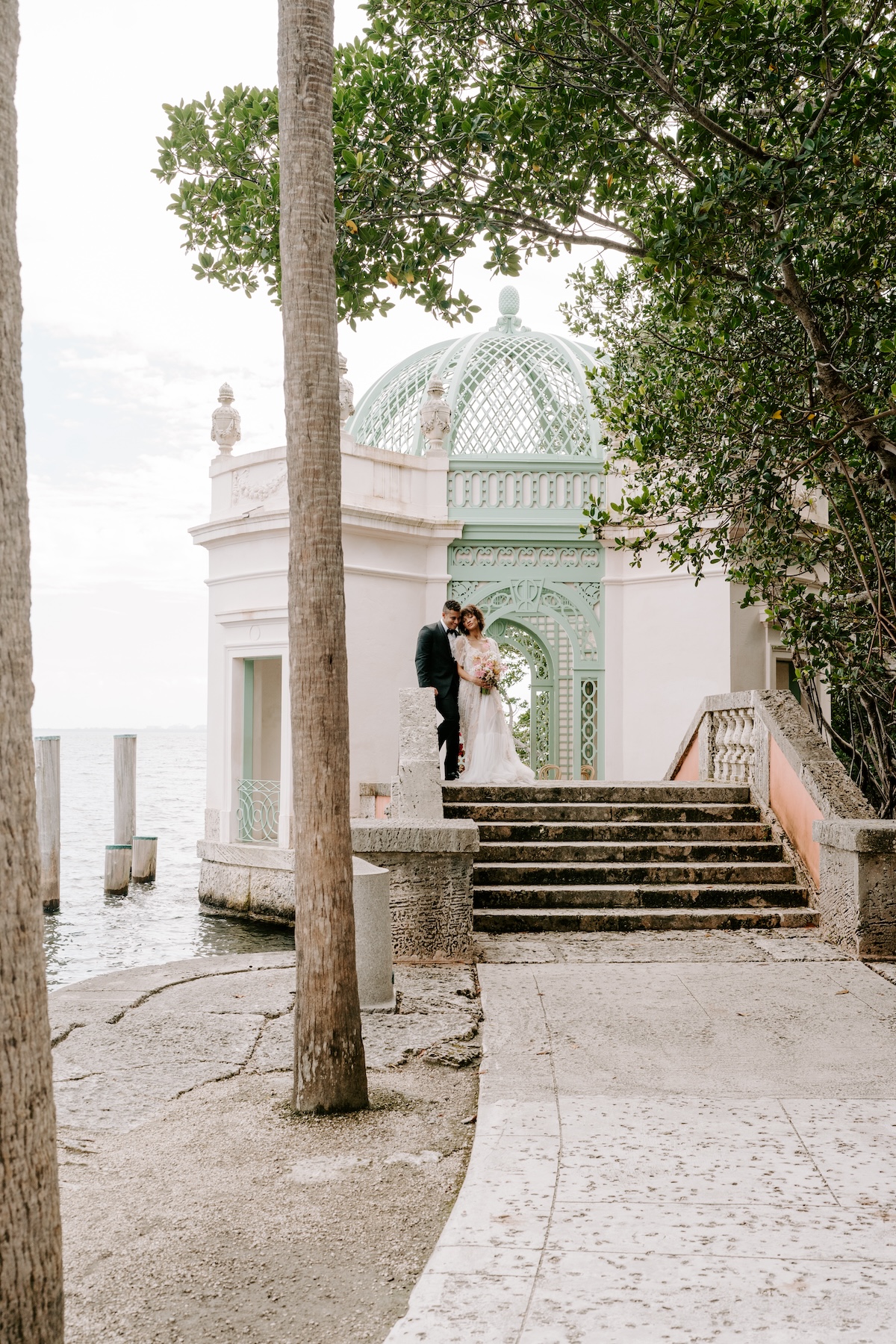 Whimsical Tea House Styled Wedding at the Vizcaya Museum and Gardens in ...
