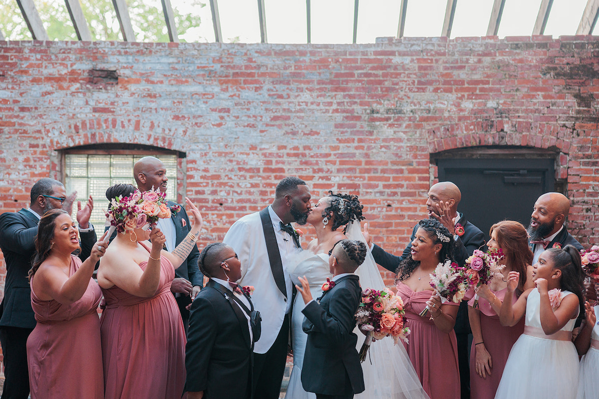 Industrial Chic Wedding at The Butterfly Room in Baltimore, Maryland ...