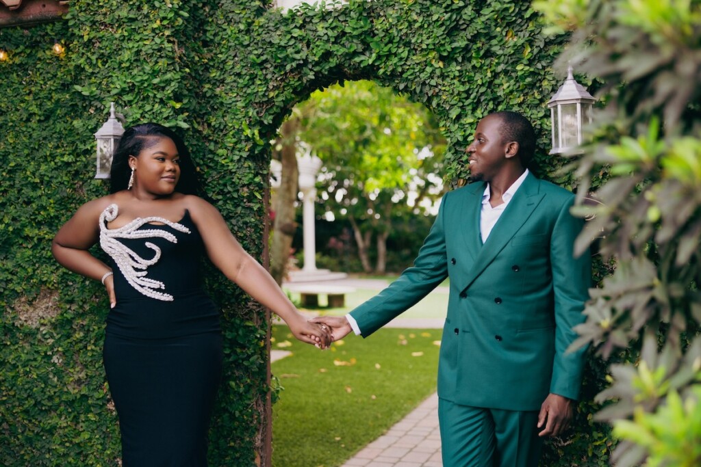 Garden Glamour: A formal Engagement Shoot in Miami, Florida - Munaluchi ...