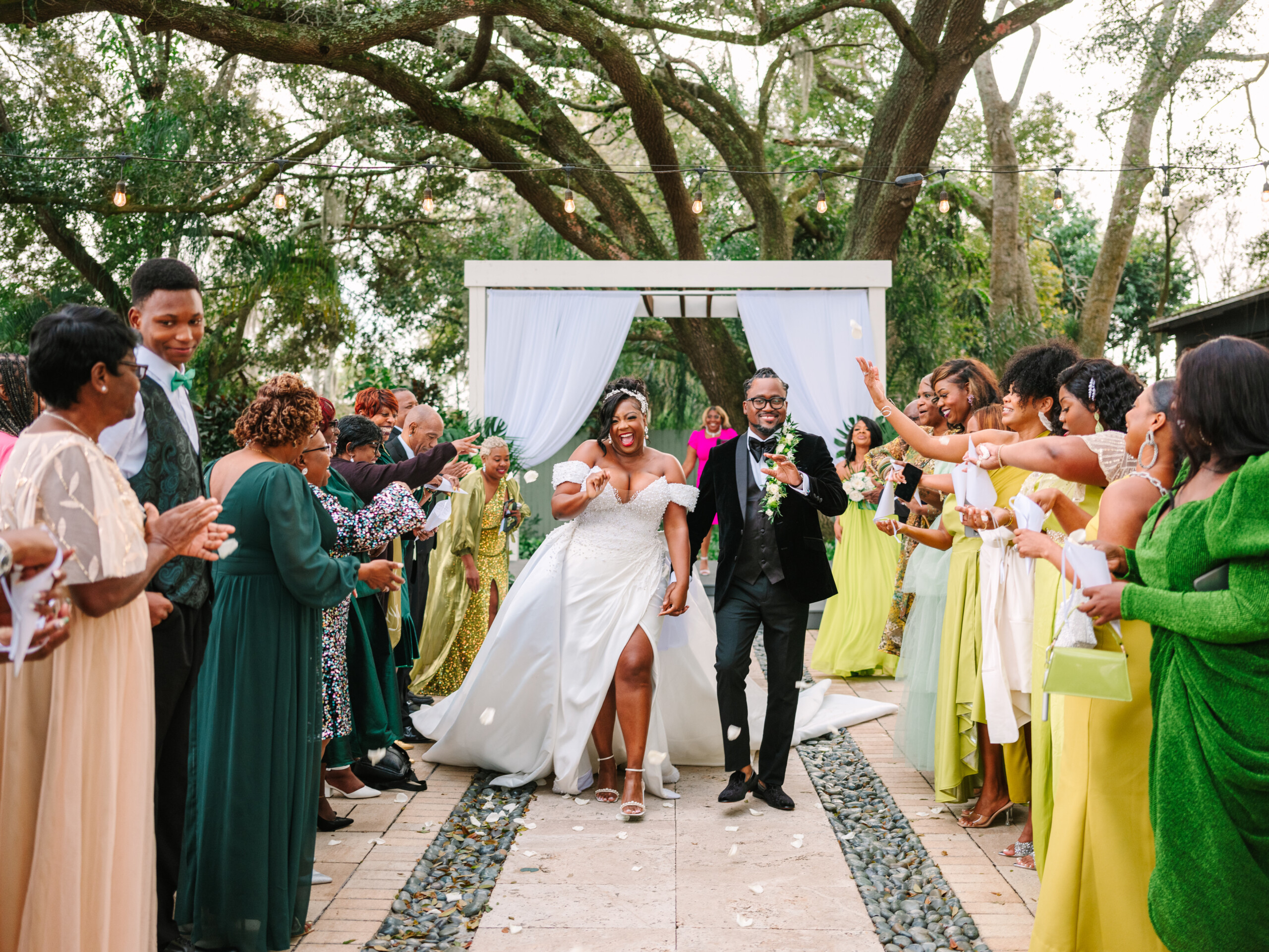 Lush Botanical Paradise Surrounds Enchanting Caribbean Inspired Wedding ...