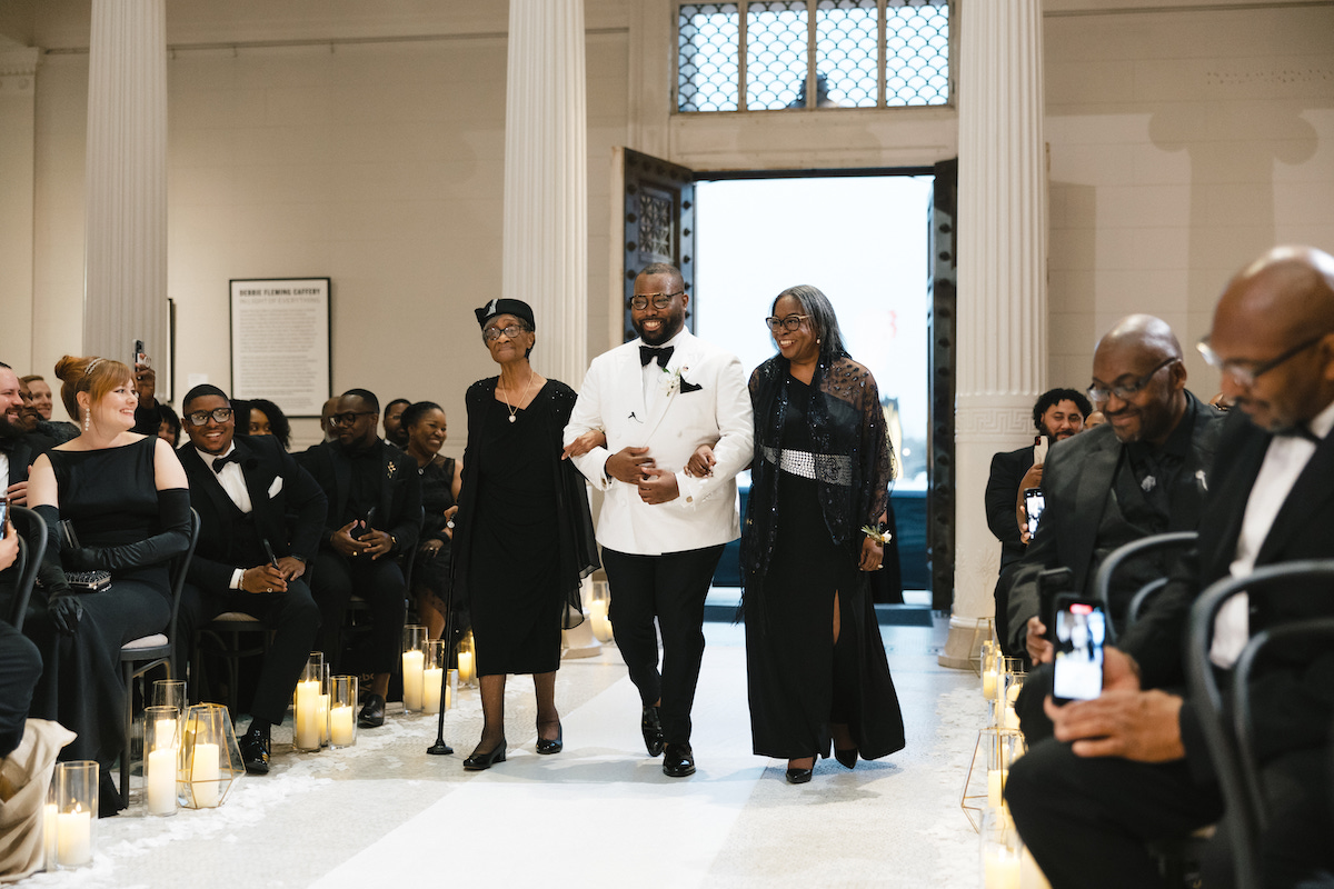Old Hollywood Glam Meets the Harlem Renaissance at Black Tie Wedding in ...